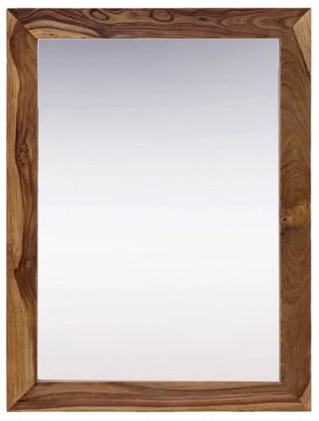 Indický nábytek - Zrcadlo Rami 90x120 z indického masivu palisandr Super natural