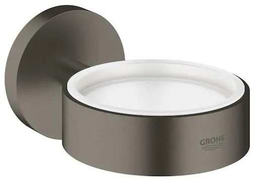 Grohe Essentials držák bez skleničky kartáčovaný hard graphite 40369al1 G40369AL1
