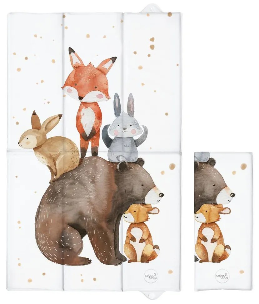 Ceba Podložka přebalovací cestovní (80x50 cm) Basic Forest Friends
