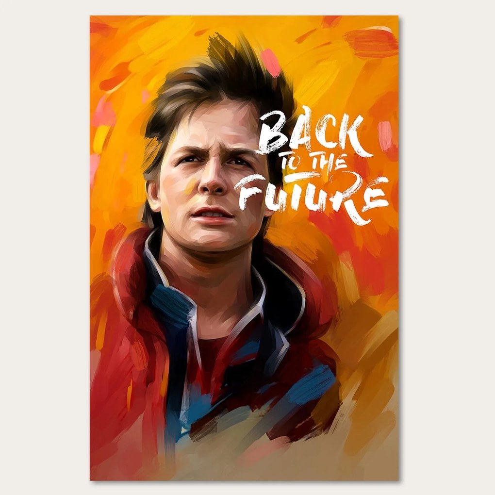 Gario Obraz na plátně Návrat do budoucnosti, postava Martyho - Dmitry Belov Rozměry: 40 x 60 cm