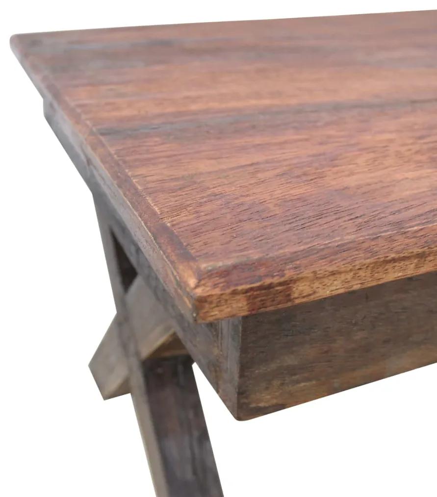 Konferenční stolek, masivní recyklované dřevo, 110x60x45 cm - Default Title