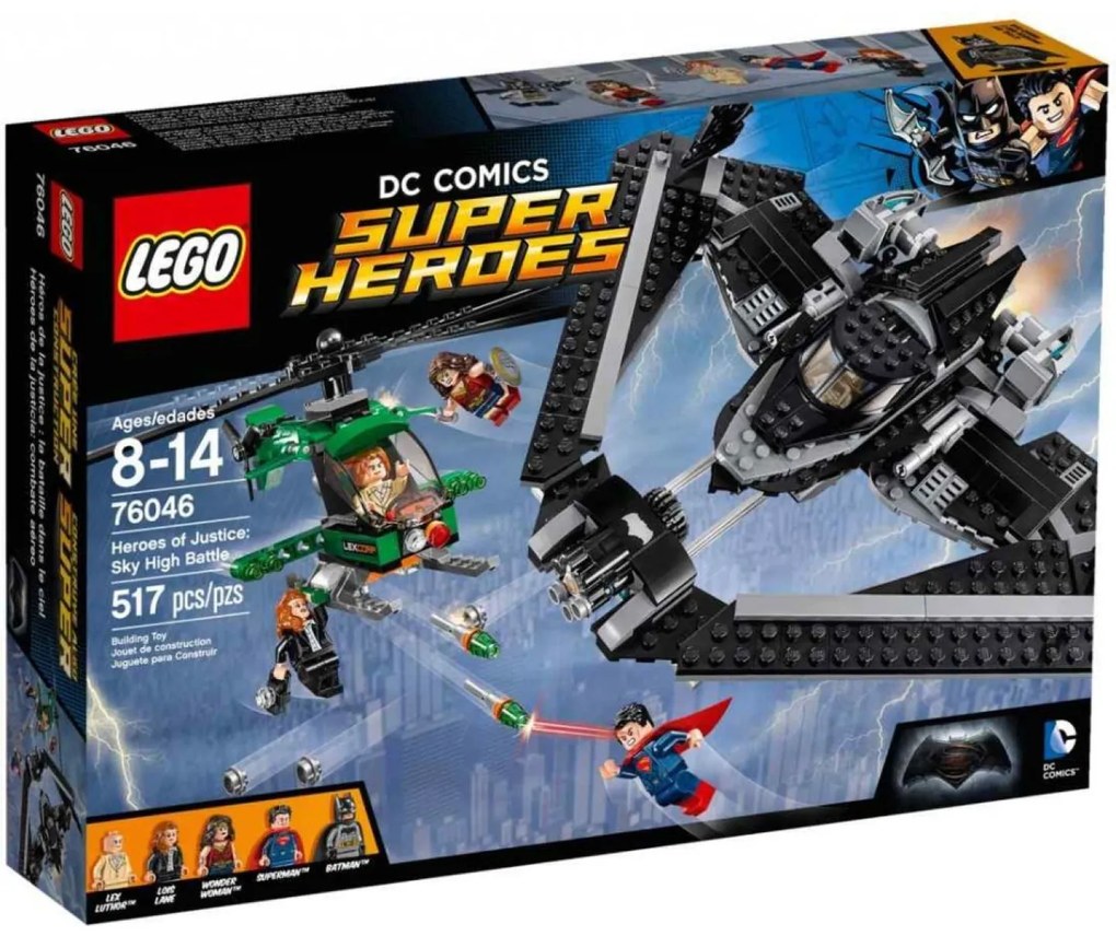 Lego super heroes 76046 hrdinové spravedlnosti: souboj vysoko v oblacích