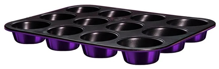 BERLINGERHAUS Forma na muffiny s nepřilnavým povrchem 12 ks Purple Metallic Line BH-6800