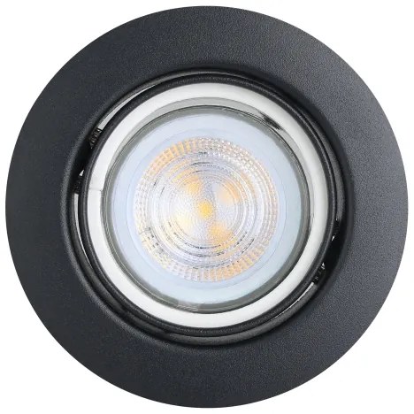 Eglo 901755 - SADA 3x LED Podhledové svítidlo FAVAZZINA 1xGU10/4W/230V černá