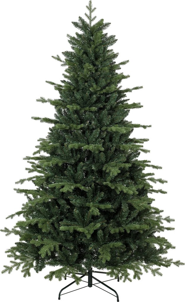 HOMCOM umělý vánoční stromek 210 cm, 2080 větviček, zelený
