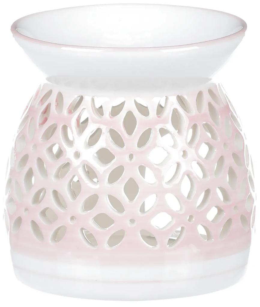Aroma lampa, porcelánová. Růžová barva ARK3614 PINK
