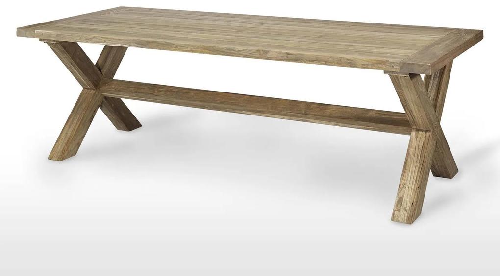 Vimine Natural Wicker® Zahradní stůl LYON teak 240 cm