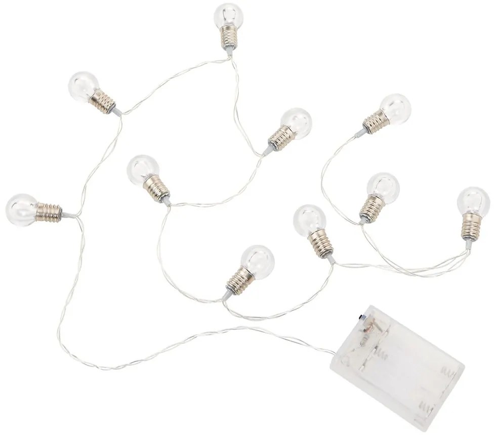 Butlers MINI BULBS LED Světelný řetěz s USB mini žárovky 10 světel