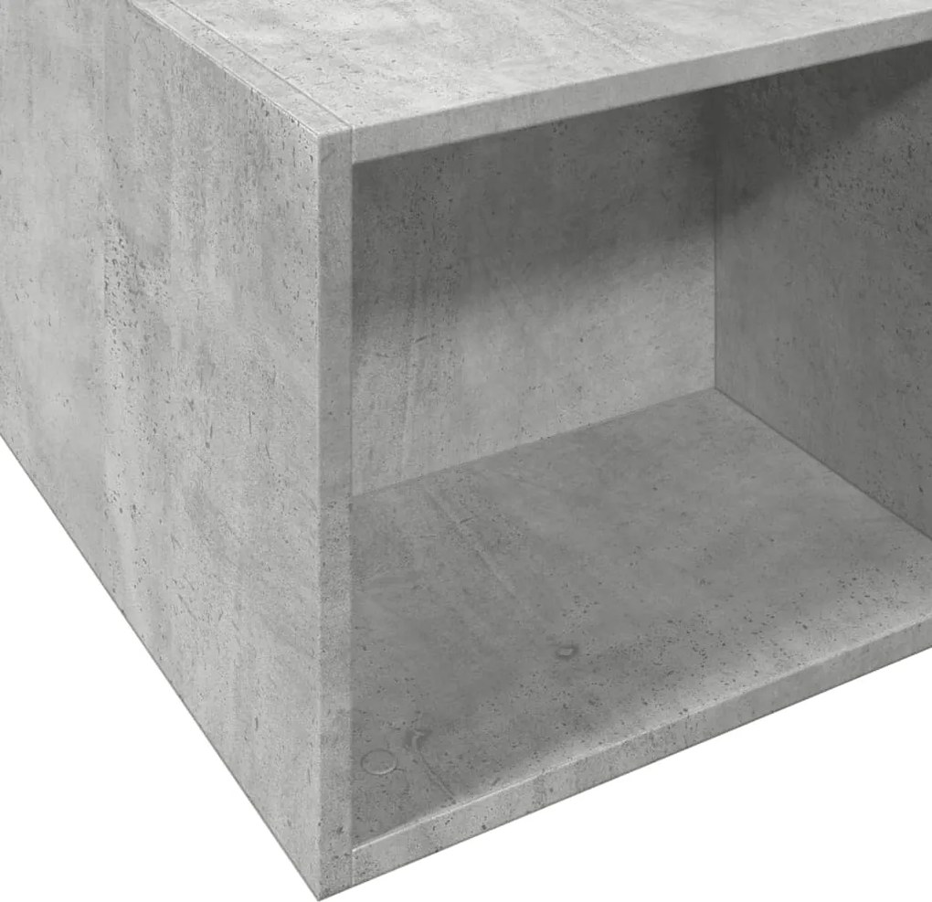 Rám postele betonově šedý 160 x 200 cm kompozitní dřevo 3280555
