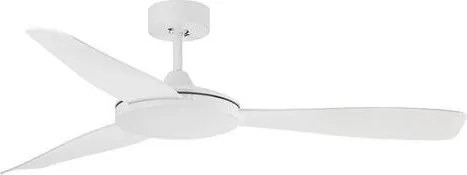 NV 9952360 Stropní ventilátor BLAIRE tělo z hliníku matná bílá a sklo 3ABS bílé listy - NOVA LUCE