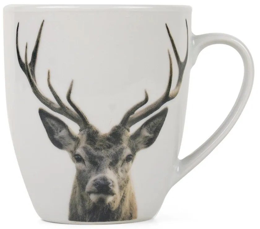 Porcelánový hrnek s jelenem Red Deer - 12*9*10cm/0,4L