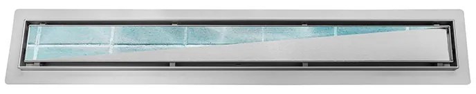 BPS-koupelny Sprchový odtokový žlab 2in1 DL05 HYD-3879 80 cm, satén