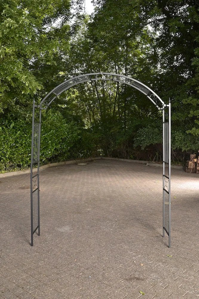 Oblouk na růže Flexi – černá