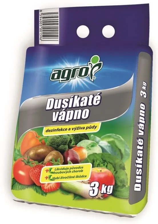 Hnojivo agro hnojivo - dusíkaté vápno 3 kg