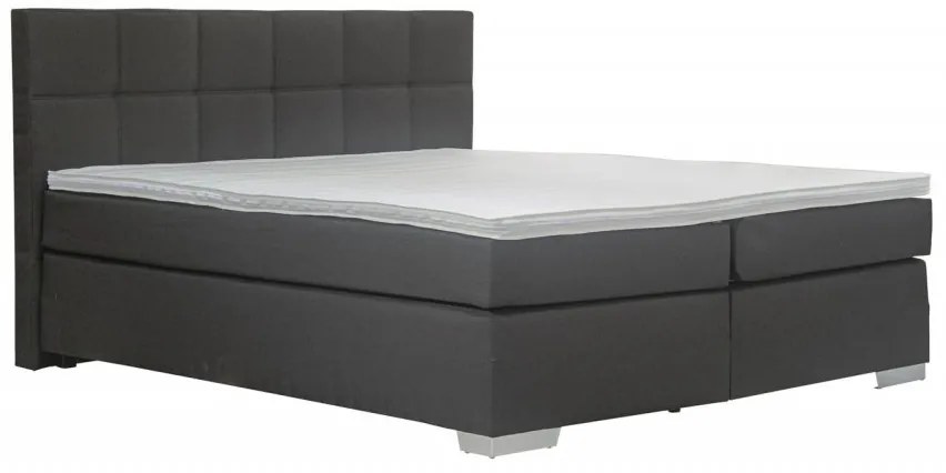 Blanář Potenza postel vč. roštů a matrací 160 x 200 cm, černá