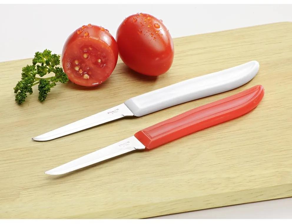 2 kuchyňské nože, červená + bílá - červená+bílá