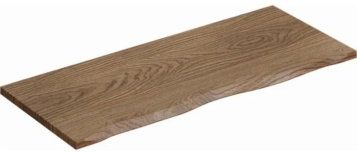 Závěsná skříňka pod umyvadlo Nova Cashmere s deskou a košem na prádlo 140 cm kašmírová/dub casella