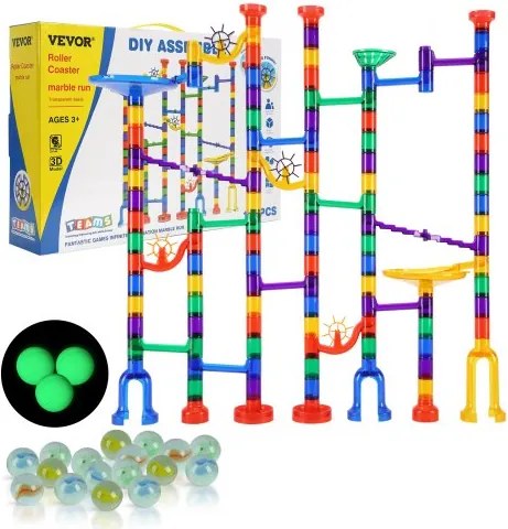 Marble Run Sada 150 KS Stavebnice STEM jako dárek vzdělávací bloky pro děti