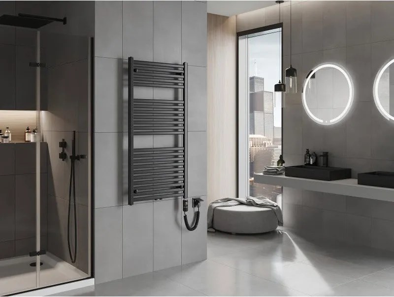 Mexen Hades, elektrické topné těleso 1200 x 600 mm, 900 W, černá, W104-1200-600-2900-70