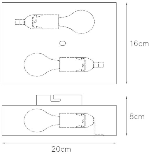Lucide 12219/02/02 - Nástěnné svítidlo OVALIS 2xE14/9W/230V zlatá