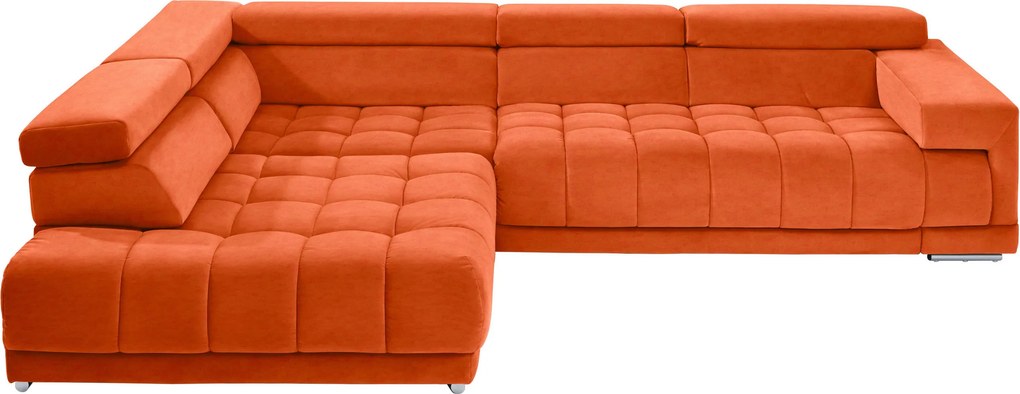 XXXLutz ROHOVÁ SEDAČKA, textil, oranžová Beldomo Speed - Sedací soupravy - 000711005364