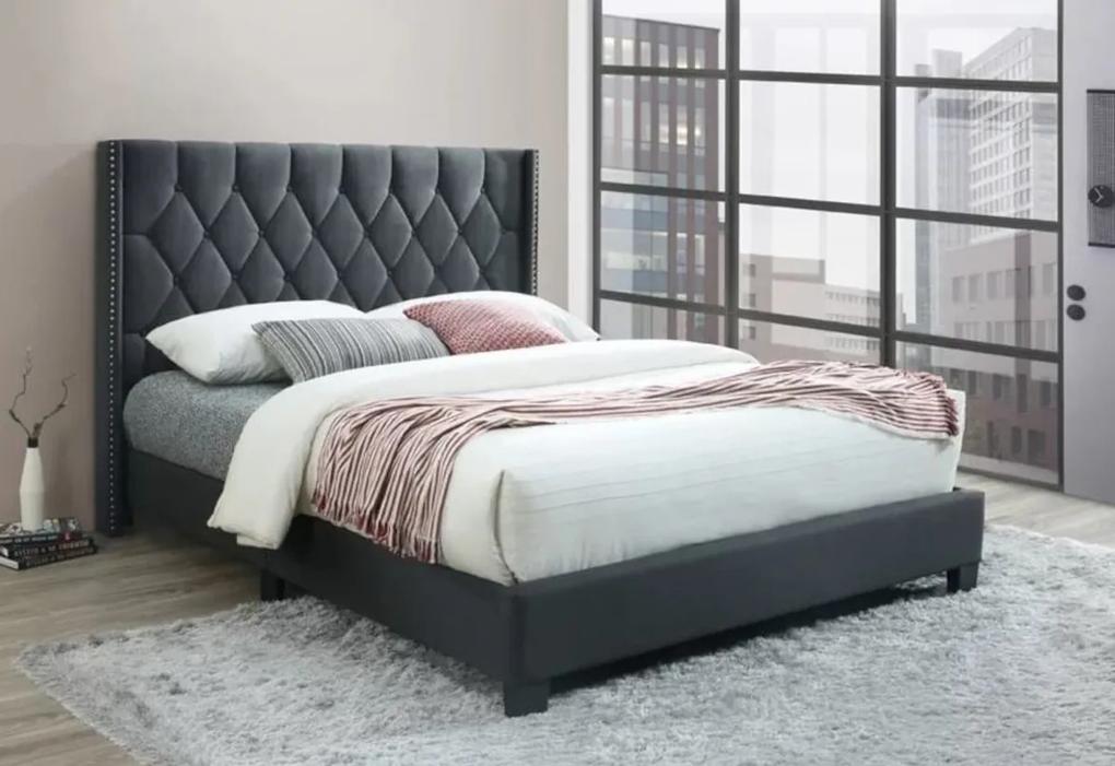 Čalouněná postel MIZURI, 160x200, casablanca 2315