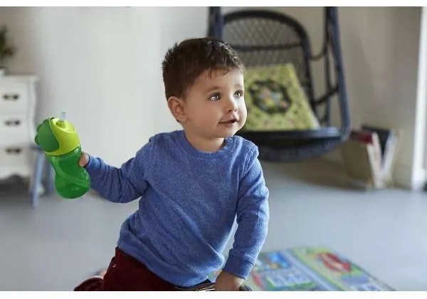 PHILIPS AVENT Hrneček s ohebným brčkem Avent 300 ml Dívka