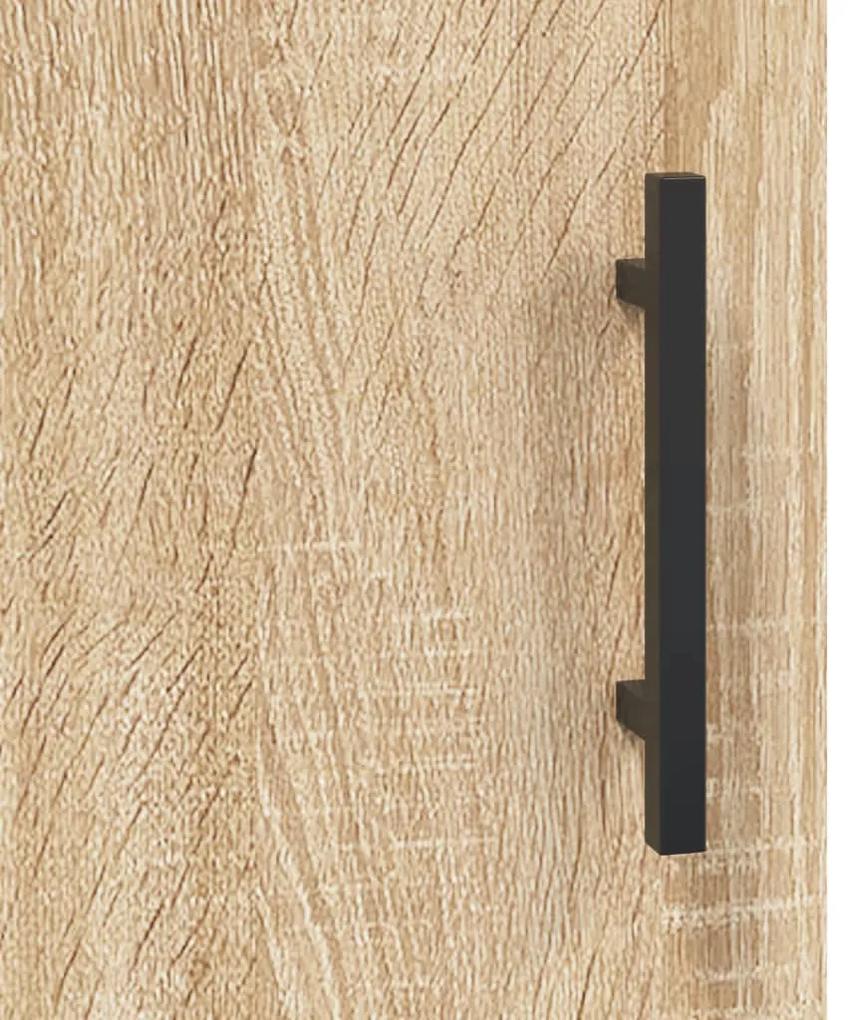 Skříň highboard dub sonoma 69,5 x 34 x 180 cm kompozitní dřevo,  3189280