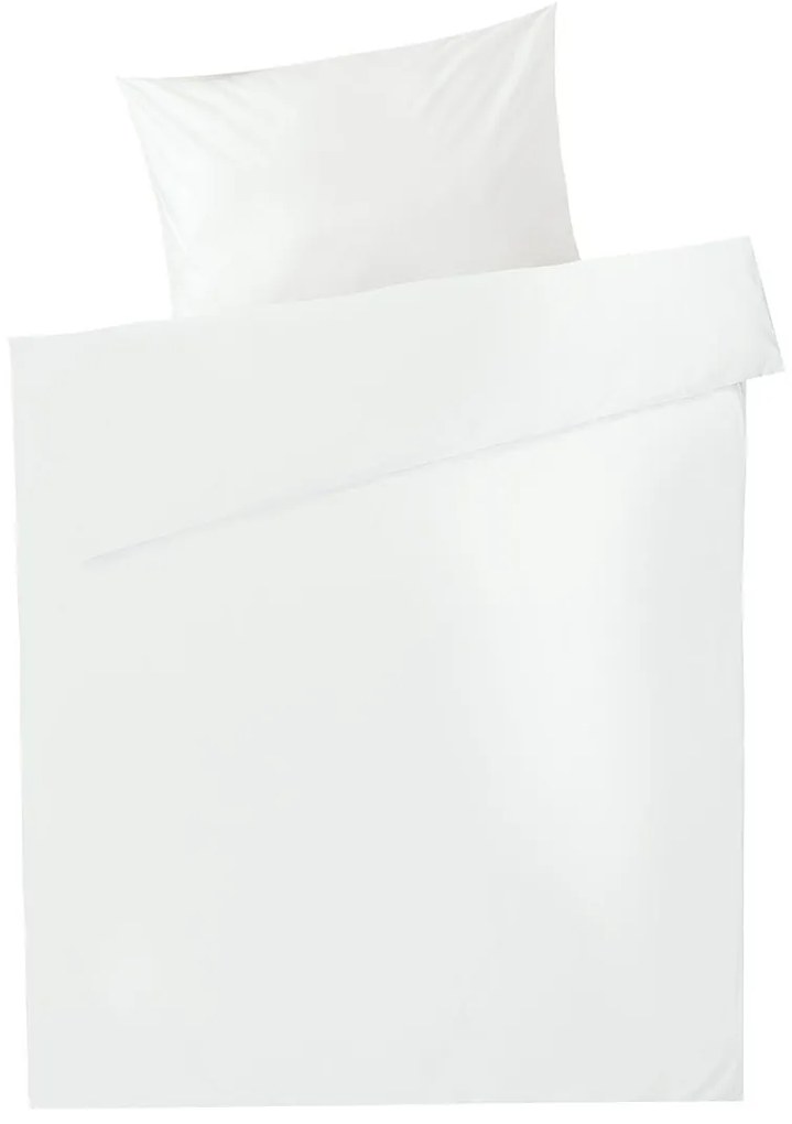 MERADISO® Perkálové ložní prádlo, 140 x 200 cm (bílá), Barva: bílá - 4056232294850