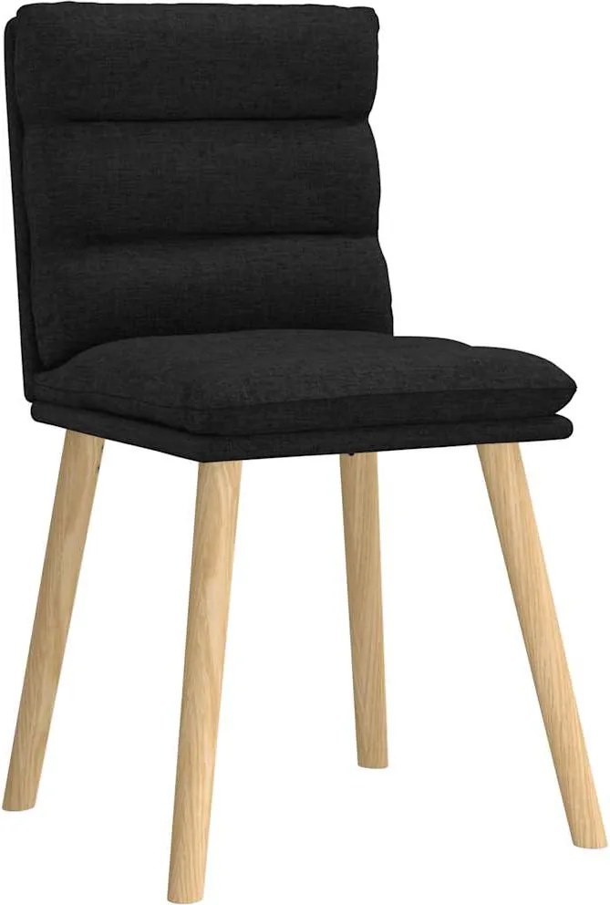 Jídelní židle 6 ks černé textil 3315665