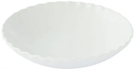 Easy LIfe Porcelánový polévkový talíř Onde White-20x20cm