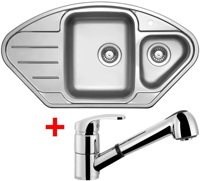 Set Sinks LOTUS 945.1 V leštěný + baterie LEGENDA S