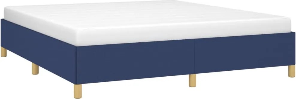 Rám postele s boxspringem modrý 180 x 200 cm textil 3120983