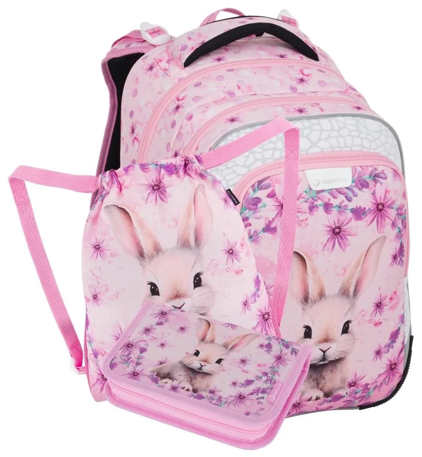 Bagmaster LUMI 25 A malý školní set pro prvňáčky – králíček