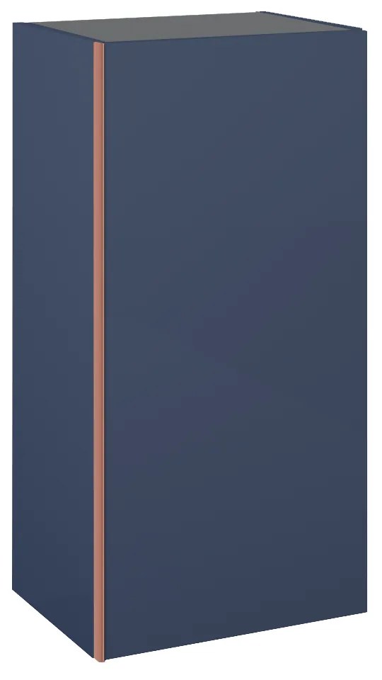 Elita Look, závěsná boční skříňka 40x31, 6x80 cm 1D, tmavě modrá, ELT-168585