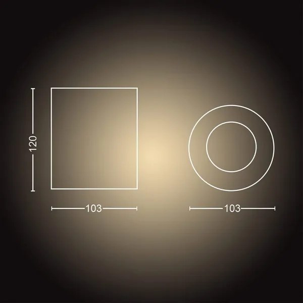 Philips - LED Stmívatelné bodové svítidlo Hue PILLAR 1xGU10/4,2W/230V + DO bílá