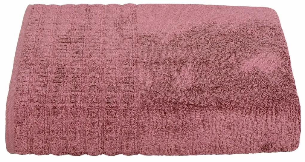 Modalový ručník nebo osuška, Modal, pastelově vínová 50 x 95 cm