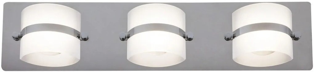 Nástěnná lampa rabalux - led koupelnové nástěnné svítidlo 3xled/5w/230v ip44