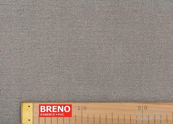 Breno Metrážový koberec IMPULSO 95, šíře 400 cm, Šedá