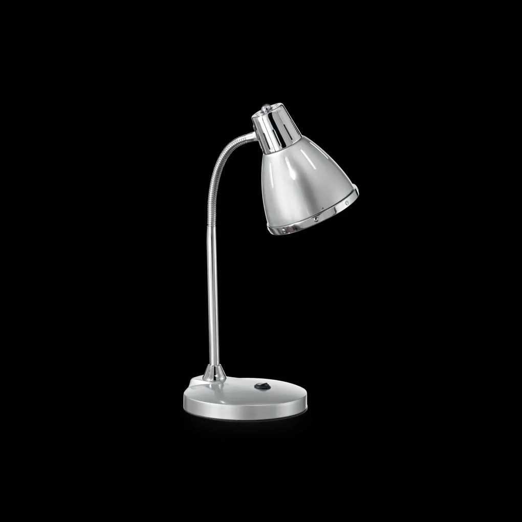Ideal Lux 034416 stolní lampička Elvis Argento 1x60W|E27