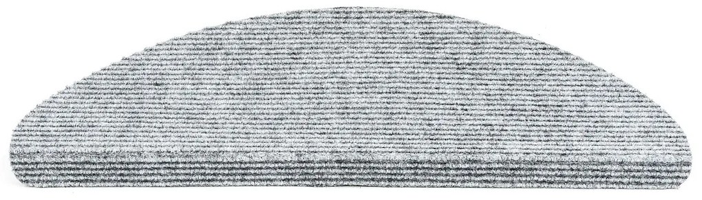 Vopi Nášlap na schody Quick step šedá, 24 x 65 cm , sada 5 ks