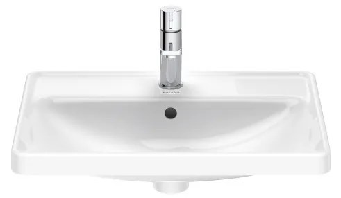 Duravit D-Neo - Vestavné umyvadlo 600 x 435 mm, s přepadem, bílá 0357600027