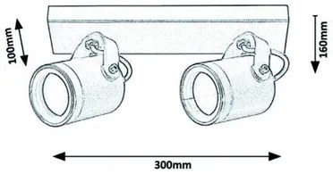 Rabalux ELVA venkovní přisazené svítidlo 7930