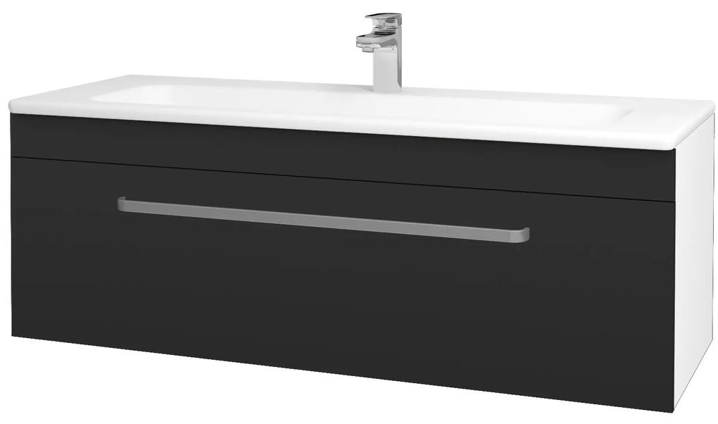 Dřevojas Koupelnová skříň ASTON SZZ 120 Varianta: D01 Beton / Úchytka T02 / D01 Beton