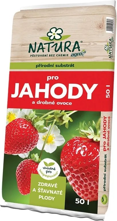 AGRO CS NATURA Substrát pro jahody a drobné ovoce 50 l 00518A