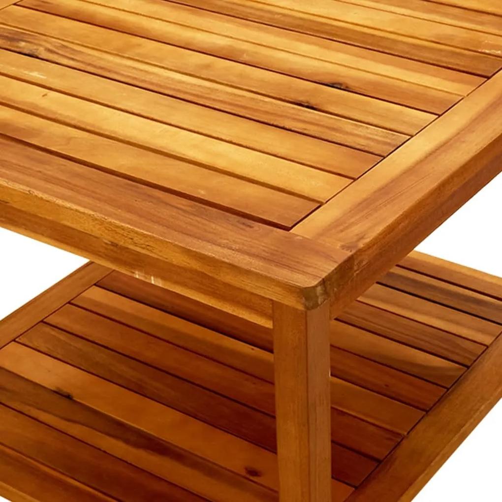 vidaXL Konferenční stolek 60 x 60 x 45 cm masivní akáciové dřevo [316403]