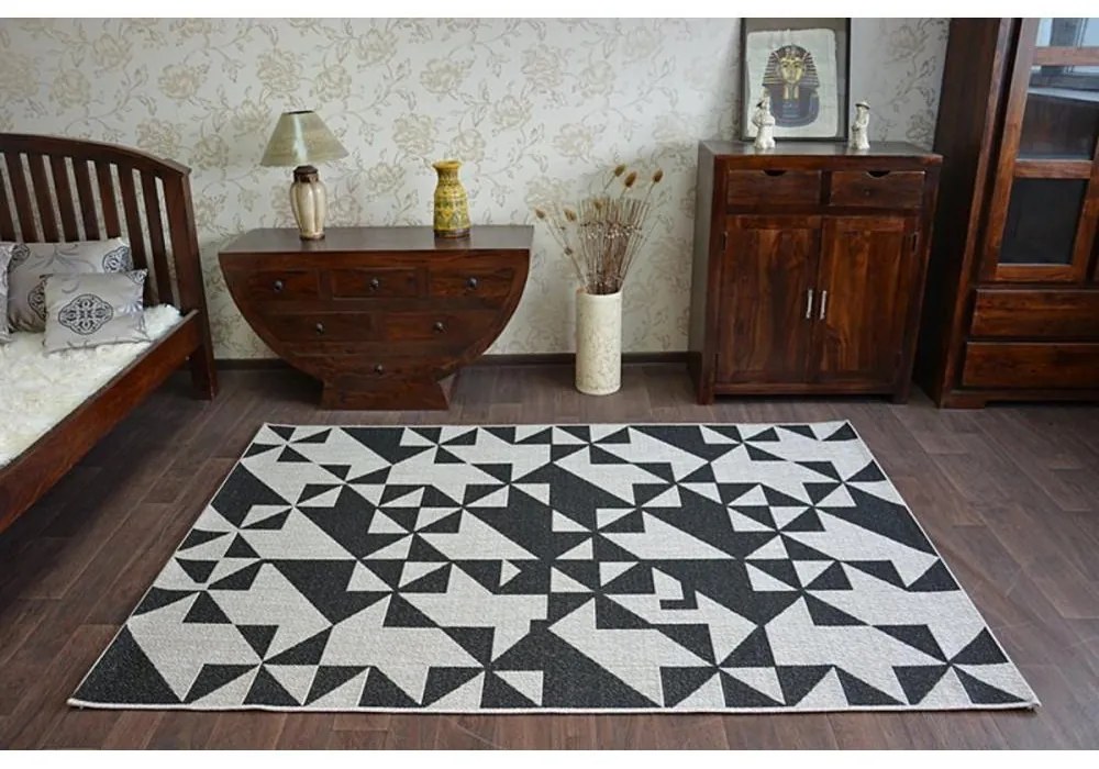 Kusový koberec Orland černý 200x290cm