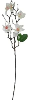 Umělá větvička Magnolie bílá, 64 cm