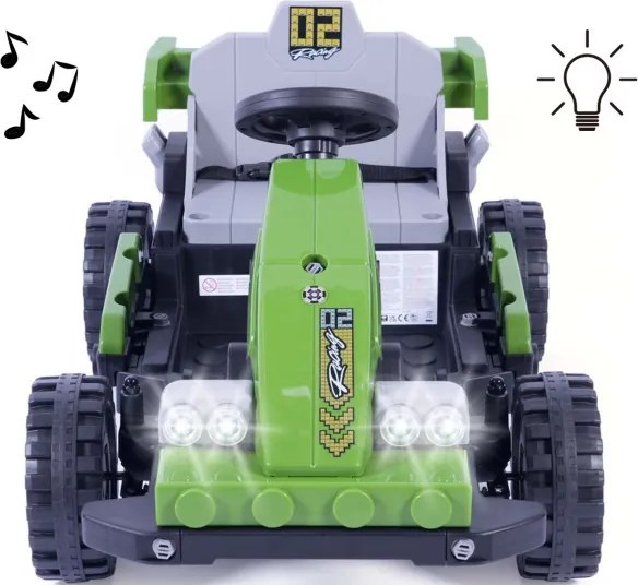 Elektrické autíčko Prime 2v1 zelené
