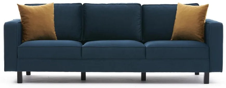 Hanah Home Třímístná pohovka KALE olejově zelená 222 cm 825BLC2728